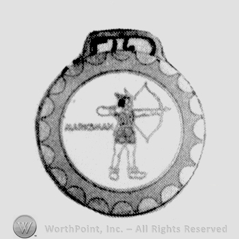 Mark with Watch fob: A human shooting with an | #508191