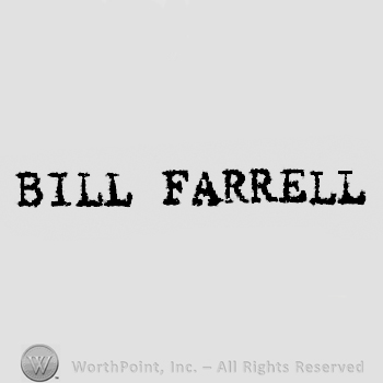 Mark with Bill Farrell written | #5114