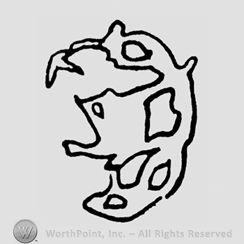 Mark with Japanese tea bowl mark. | #512307