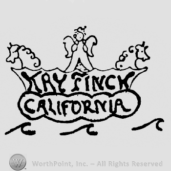 Mark with Two horses, an angel and the text "KAY | #5151