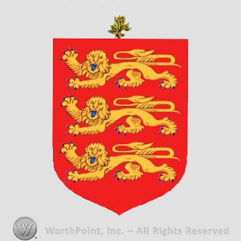 Mark with Heraldry: passant lions, shield, | #522624