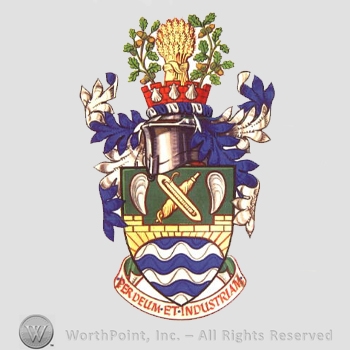 Mark with Heraldry: wheat sheaf, oak twigs, | #522638