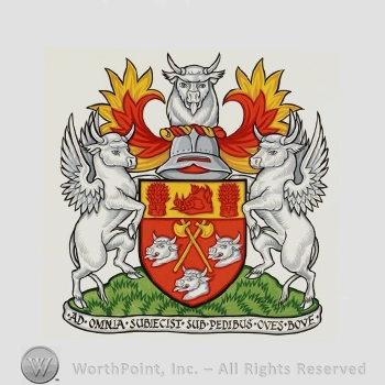 Mark with Heraldry: bull head, helmet, winged | #522762