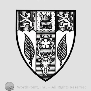 Mark with Heraldry: shiled, lions, flames, | #522763