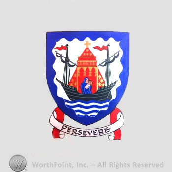 Mark with Heraldry: shiled, boat, mother holding | #522794