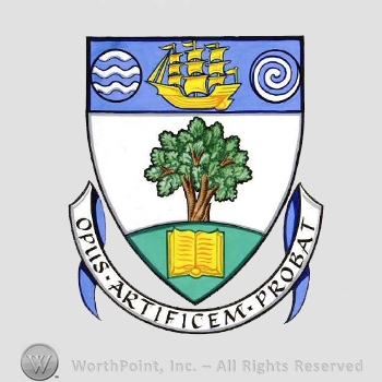 Mark with Heraldry: shield, boat, waving stripes, | #522816