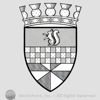 Mark with Heraldry: crown, shield, squirrel, | #522824