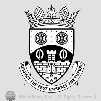 Mark with Heraldry: crown, shield, two train | #522854