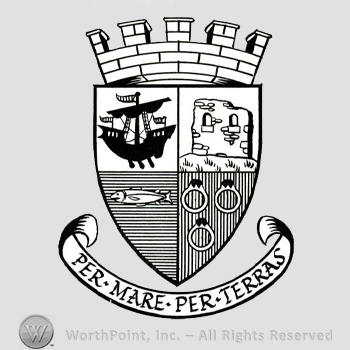 Mark with Heraldry: crown, shield, lymphad, | #522964