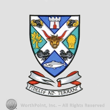 Mark with Heraldry: shield, bull head, fish | #522973