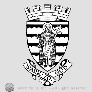 Mark with Heraldry: crown, saint, cross, keys, | #523012