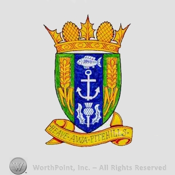 Mark with Heraldry: crown, shield, anchor, fish, | #523034