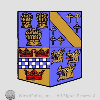 Mark with Heraldry: wheat sheaves, crosses, | #523081