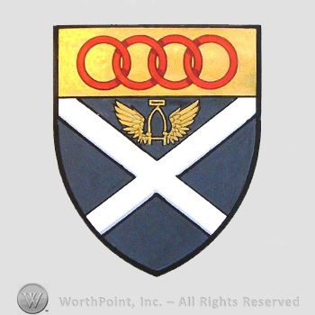 Mark with Heraldry: shield, rings, wings, crossed | #523084