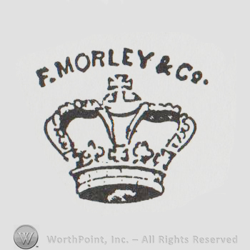 Mark with logo with a crown under "f morley & co" | #5242