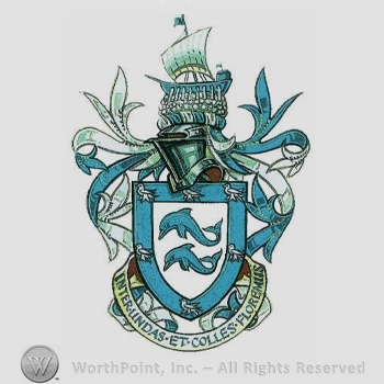 Mark with Heraldry: A galley atop an armor helmet | #524623