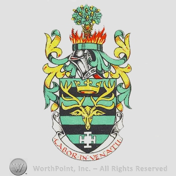 Mark with Heraldry: An oak tree with accorns and | #524655