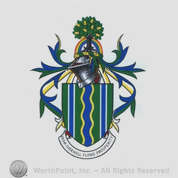 Mark with Heraldry: An oak tree in front of a | #524679