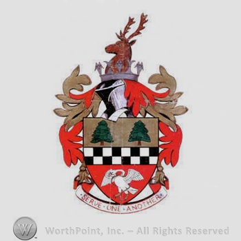 Mark with Heraldry: A stag head atop a crowned | #524680