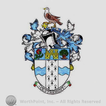 Mark with Heraldry: A pigeon holding a cross atop | #524684