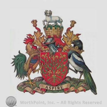 Mark with Heraldry: A ram atop a crowned armor | #524686