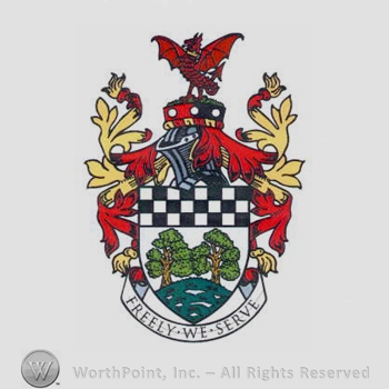 Mark with Heraldry: A wyvern atop a crowned armor | #524692