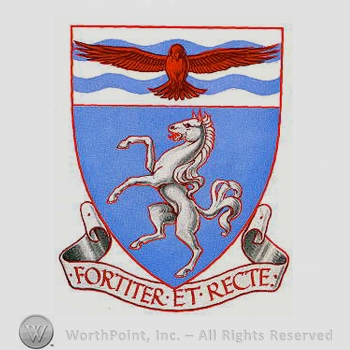 Mark with Heraldry: A shield with a bird over | #524730