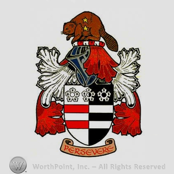 Mark with Heraldry: A beaver with two stars on it | #524753