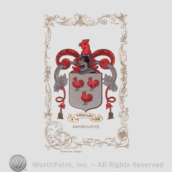 Mark with Heraldry: A rooster's head atop an | #524761
