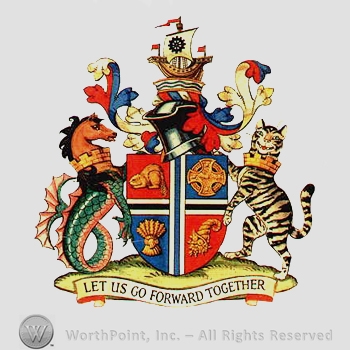 Mark with Heraldry: A ship with a cogwheel on its | #524819