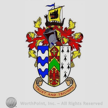 Mark with Heraldry: A galley atop an armor helmet | #524868