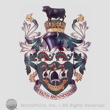 Mark with Heraldry: A bull atop a crowned armor | #524899