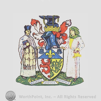 Mark with Heraldry: A chained anvil atop a | #524906