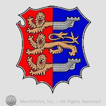 Mark with Heraldry: A shield with a lion passant | #524930