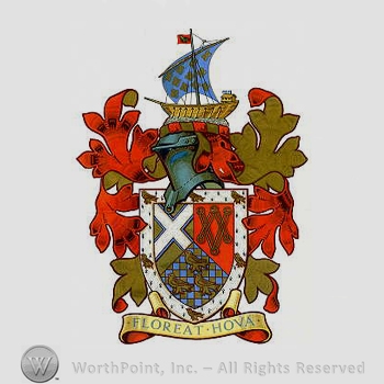 Mark with Heraldry: A galley atop an armor helmet | #524972