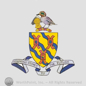 Mark with Heraldry: A duck holding a wheat sheaf | #524989