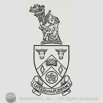 Mark with Heraldry: A ram holding a winged torch | #525070