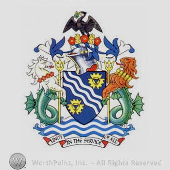 Mark with Heraldry: A cormorant above a crowned | #526603