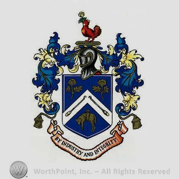 Mark with Heraldry: A rooster holding a twig of | #526620