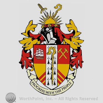 Mark with Heraldry: A sun rising in front of a | #526630