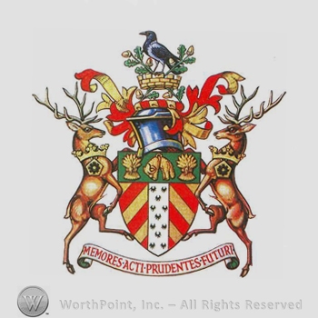 Mark with Heraldry: A crow between two oak twigs | #526643