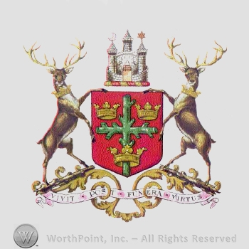 Mark with Heraldry: A castle atop a shield with a | #526668