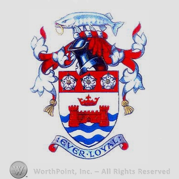 Mark with Heraldry: A fish holding a ring in its | #526700