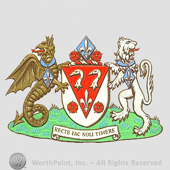 Mark with Heraldry: diamond shape, fleur-de-lis, | #526715