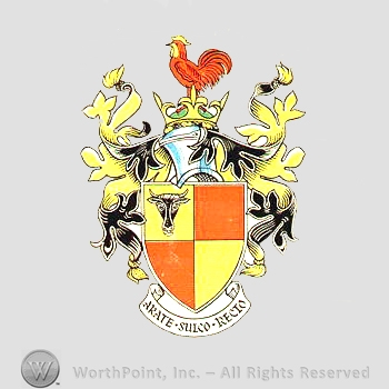 Mark with Heraldry: rooster, crown, helmet, | #526745