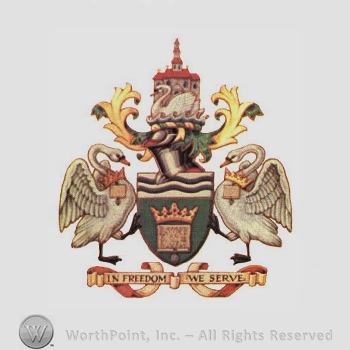 Mark with Heraldry: church, swan, helmet, shield, | #526765