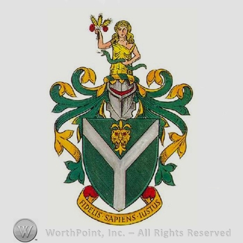 Mark with Heraldry: ear of wheat, poppies, woman, | #526836
