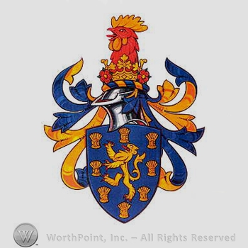 Mark with Heraldry: rooster's head, crown, rose, | #526841
