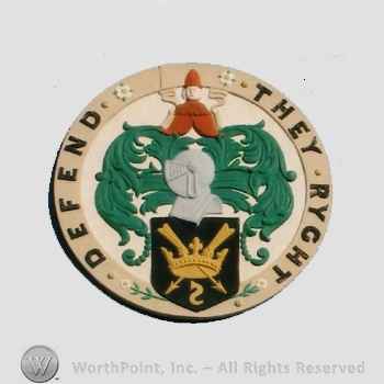 Mark with Heraldry: man, helmet, crown, arrows, | #526859