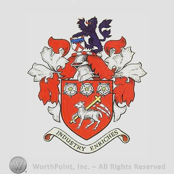 Mark with Heraldry: shield, saltire, bridge, | #526863